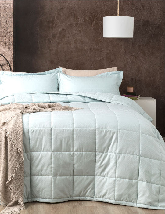 Mosaic Sage Comforter Set By Park Avenue Cottonbox Pty Ltd