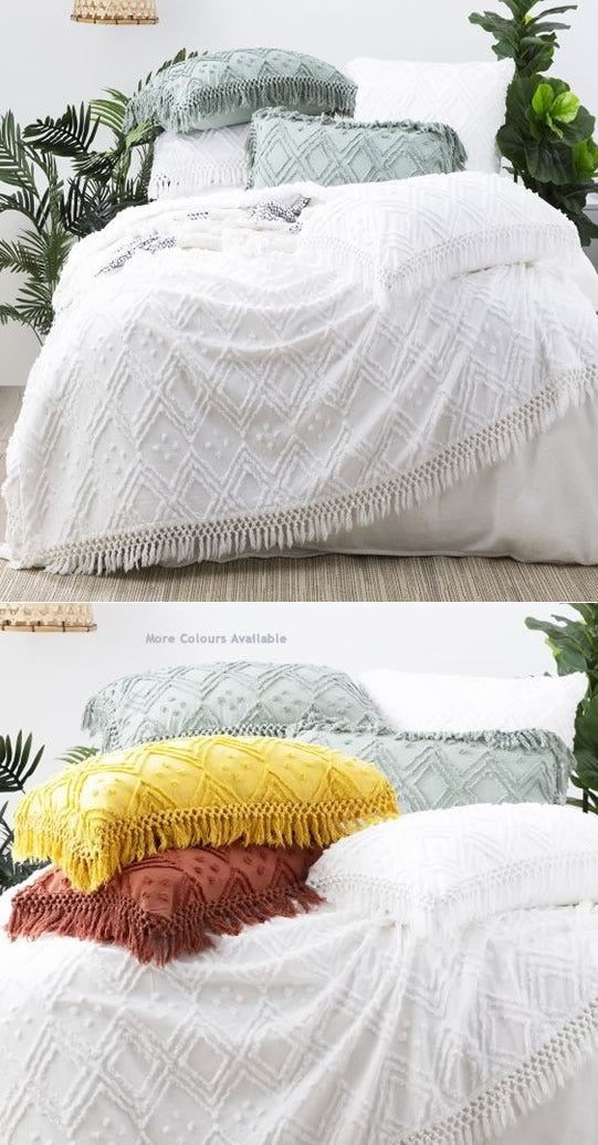 Medallion White Bed Cover Set By Park Avenue Cottonbox Pty Ltd