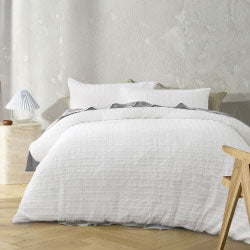 Augusta White Quilt Cover Set by Accessorize – Cottonbox Pty Ltd