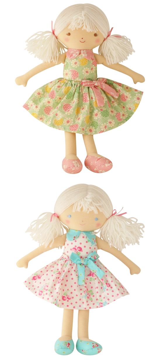 Essie Dress Me Doll - Green Floral by Alimrose – Cottonbox Pty Ltd