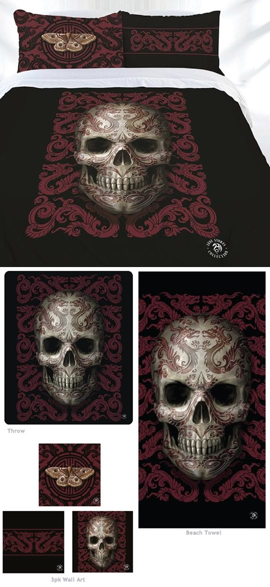 Oriental Skull 3 Pack Wall Art by Anne Stokes – Cottonbox Pty Ltd