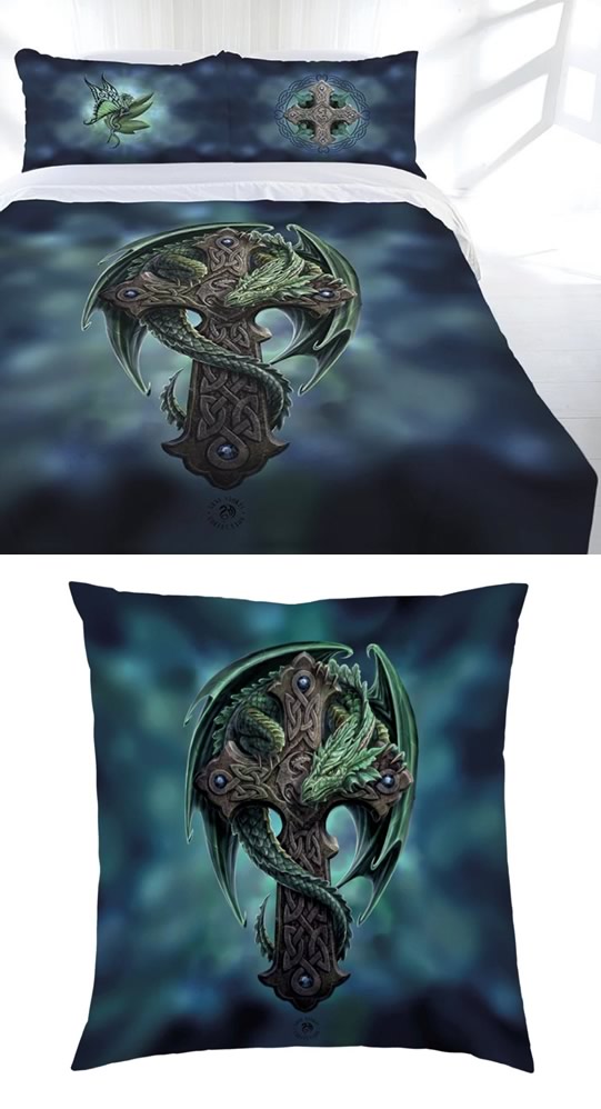 Woodland Guardian Quilt Cover Set by Anne Stokes – Cottonbox Pty Ltd
