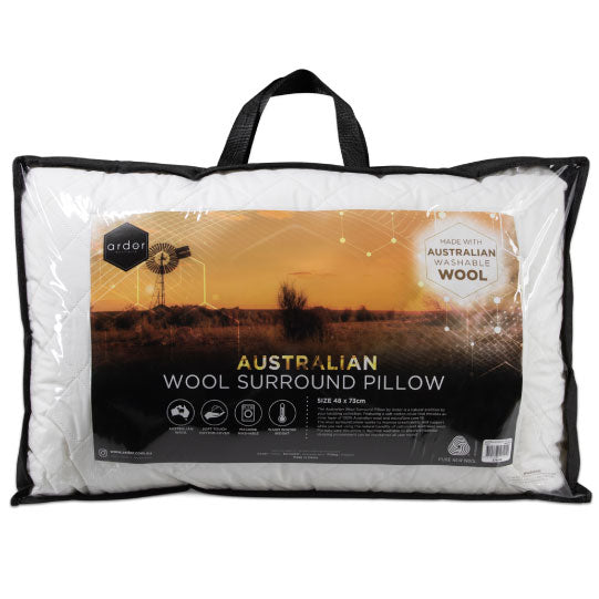 Australian Wool Surround Pillow by Ardor – Cottonbox Pty Ltd