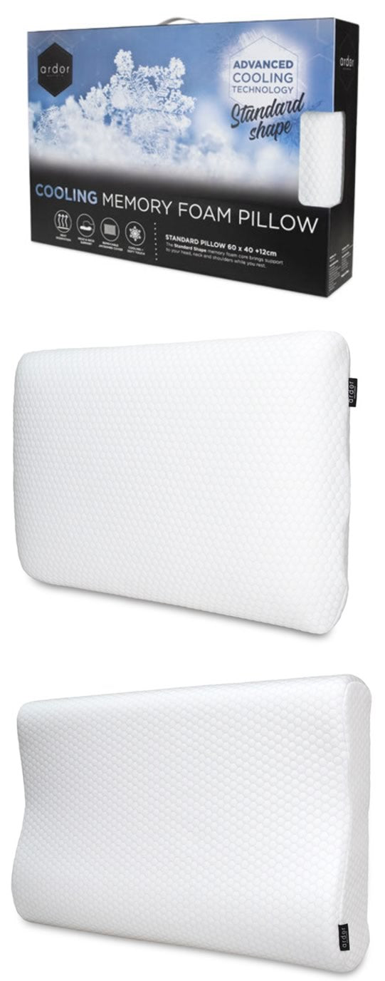 Cooling Memory Foam Pillow by Ardor – Cottonbox Pty Ltd
