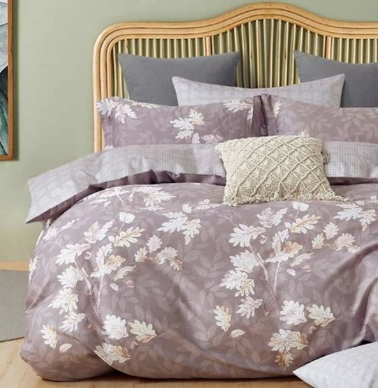 Eleanor Mauve Quilt Cover Set by Ardor – Cottonbox Pty Ltd