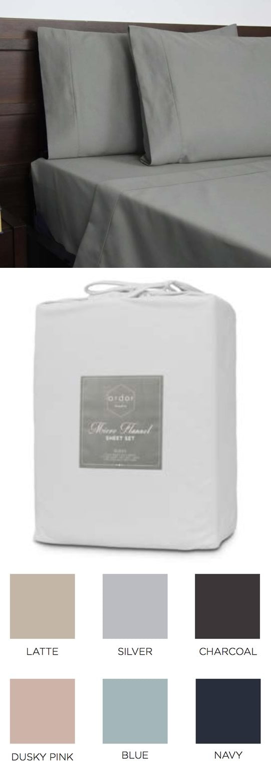 Micro Flannel Sheets by Ardor – Cottonbox Pty Ltd