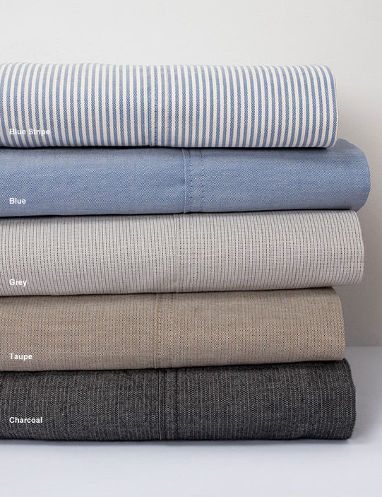 275TC Chambray Sheet Set by Bambury – Cottonbox Pty Ltd