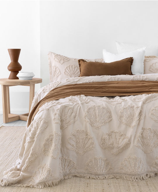 Hydra Pebble Coverlet Set by Bambury – Cottonbox Pty Ltd