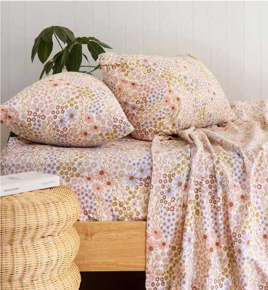 Millie Flannelette Sheet Set by Bambury – Cottonbox Pty Ltd