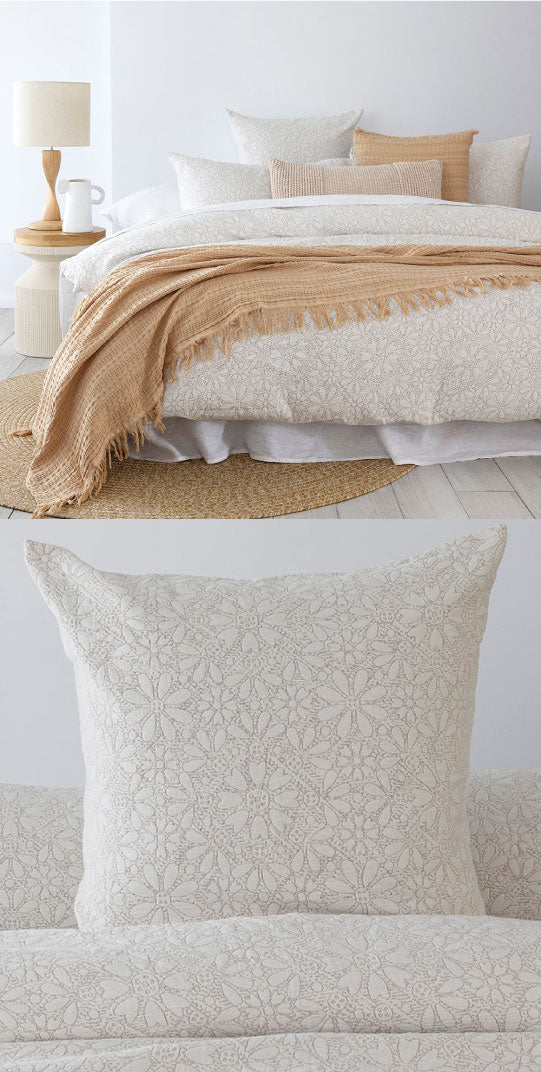 Nora Quilt Cover Set by Bambury – Cottonbox Pty Ltd