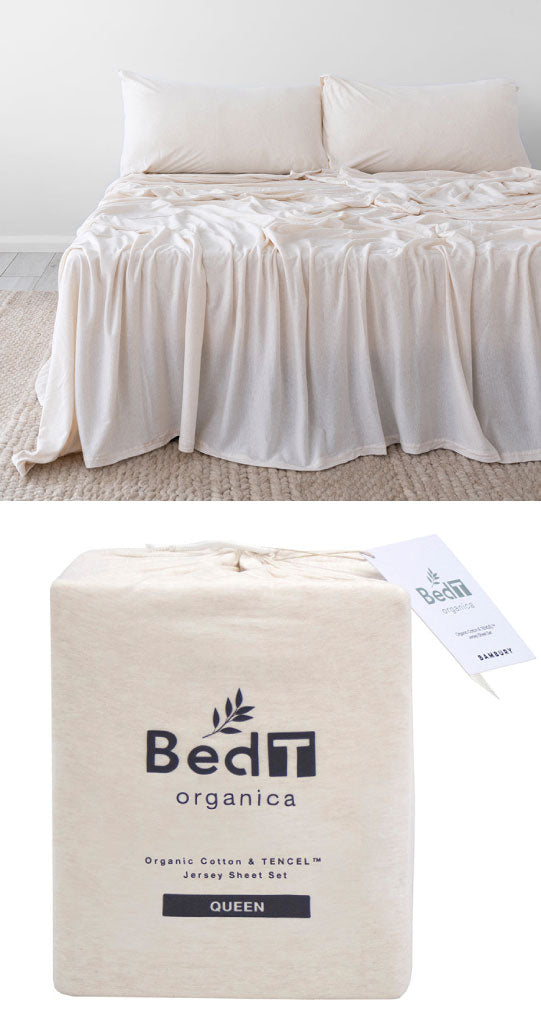 BedT Organica Stone Sheet Set by Bambury – Cottonbox Pty Ltd