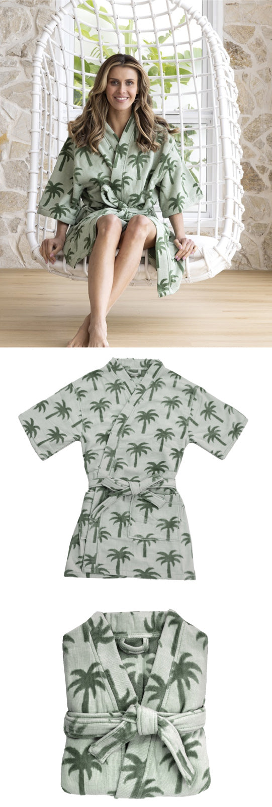 Palm Sage Robes by Bambury – Cottonbox Pty Ltd