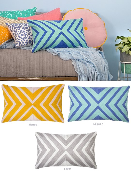 Soko Rectangular Cushion (30 x 50cm) by Bambury – Cottonbox Pty Ltd