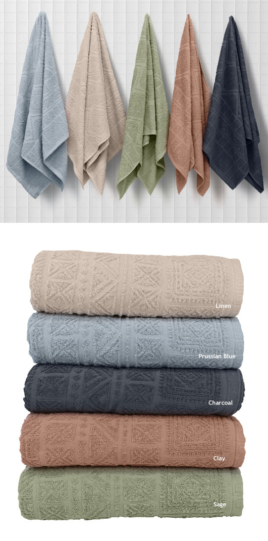 New Aztec Hand Towel by Bas Phillips – Cottonbox Pty Ltd