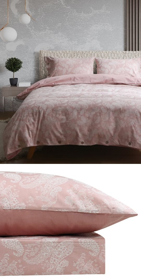 Paisley Blush Quilt Cover Set by Bas Phillips – Cottonbox Pty Ltd