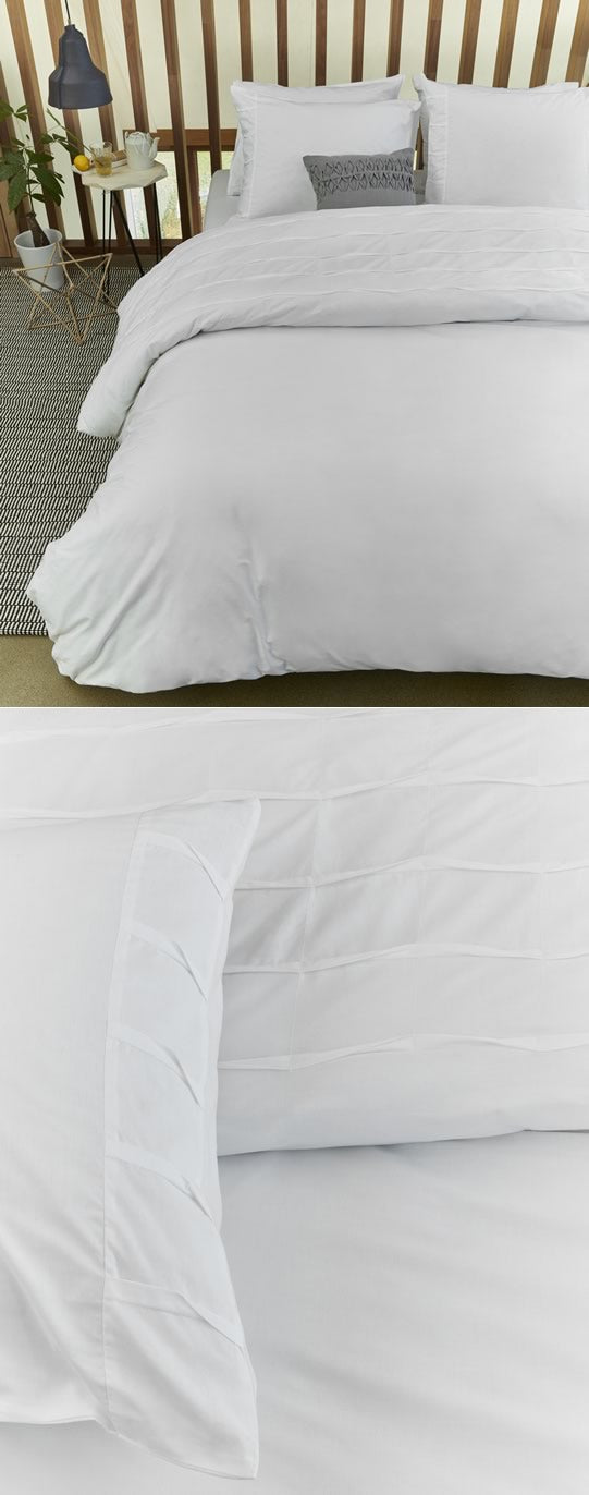 Campana White Quilt Cover Set by Bedding House – Cottonbox Pty Ltd