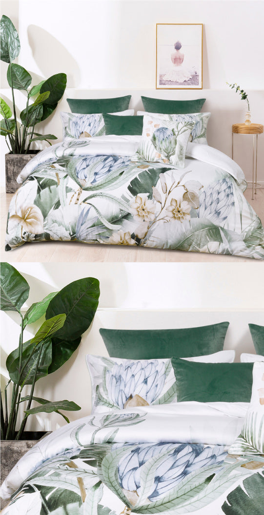 Evergreen Quilt Cover Set by Bianca – Cottonbox Pty Ltd