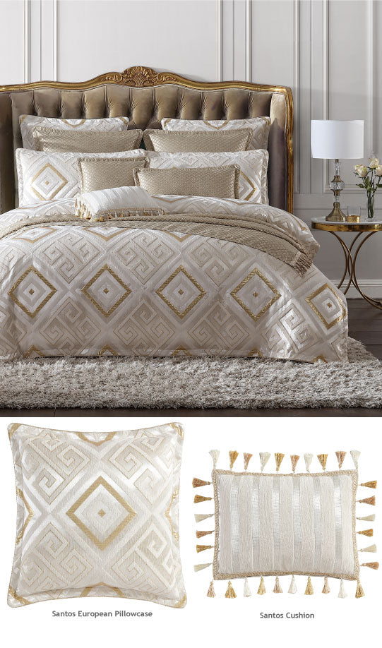 Santos Snow Quilt Cover Set by Davinci – Cottonbox Pty Ltd