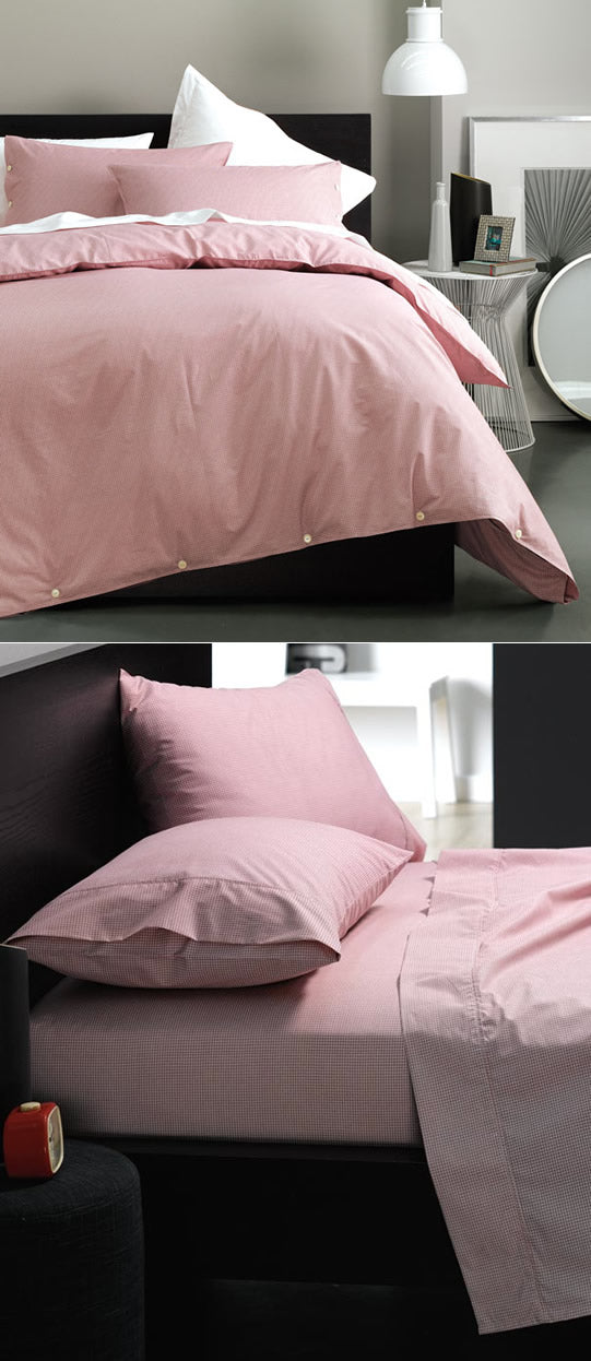 Checkmate Red Quilt Cover Set by Deco – Cottonbox Pty Ltd