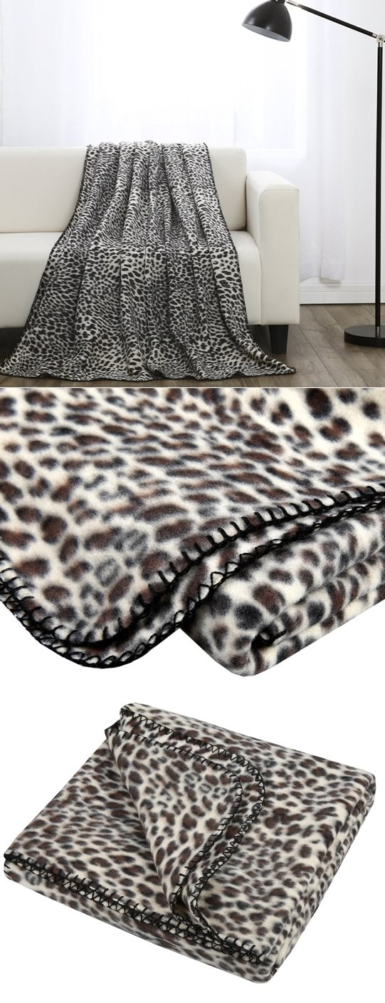 Snow Leopard Throw by Accessorize – Cottonbox Pty Ltd