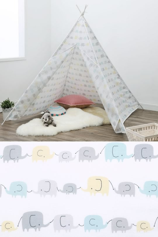 Happy Time Tee Pee Tent by Happy Kids – Cottonbox Pty Ltd