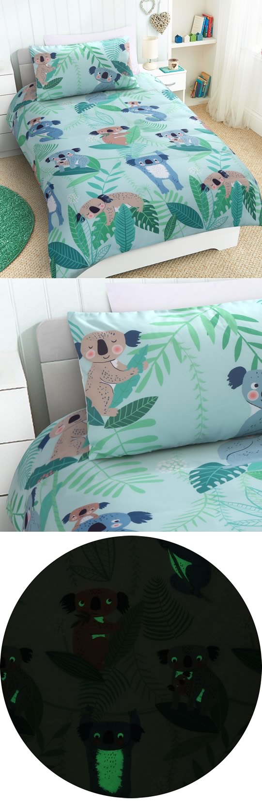 Koala Quilt Cover Set by Happy Kids – Cottonbox Pty Ltd