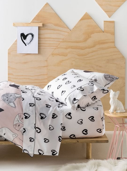 Kittycat Sheets by Hiccups – Cottonbox Pty Ltd
