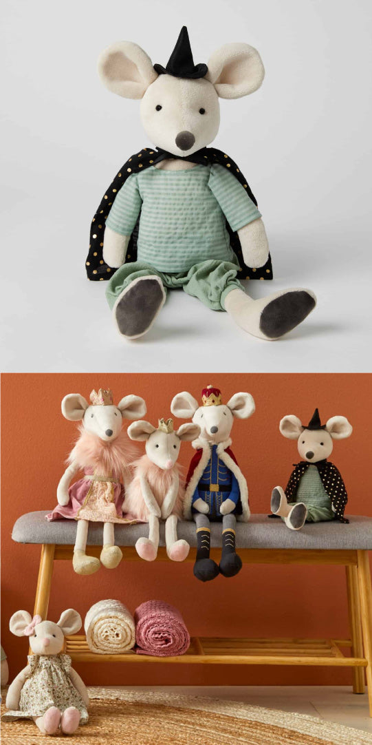 Leo Mouse Plush by Jiggle & Giggle – Cottonbox Pty Ltd