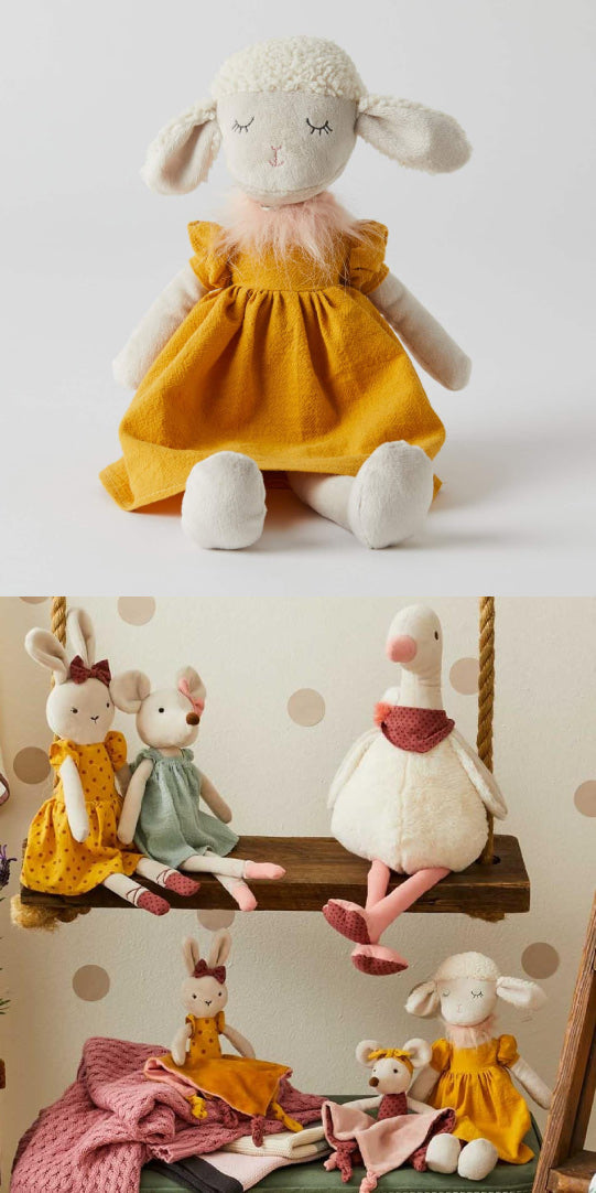 Polly Sheep Plush 3 Pack by Jiggle & Giggle – Cottonbox Pty Ltd