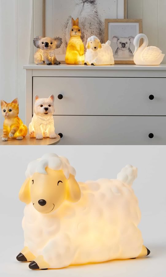 Sheep Night Light 2 PACK by Jiggle & Giggle – Cottonbox Pty Ltd