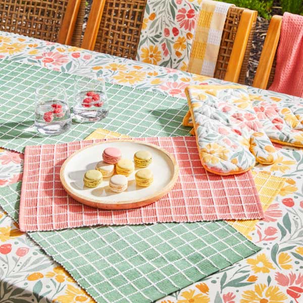Amanda Peppermint Table Linen by J Elliot – Cottonbox Pty Ltd