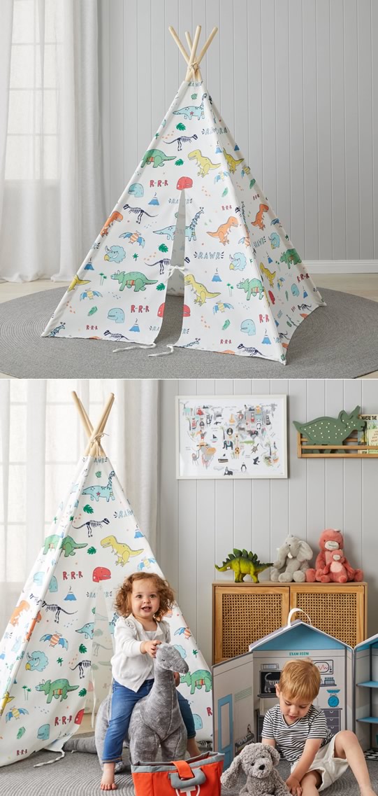 Dinomite Teepee by Jiggle & Giggle – Cottonbox Pty Ltd