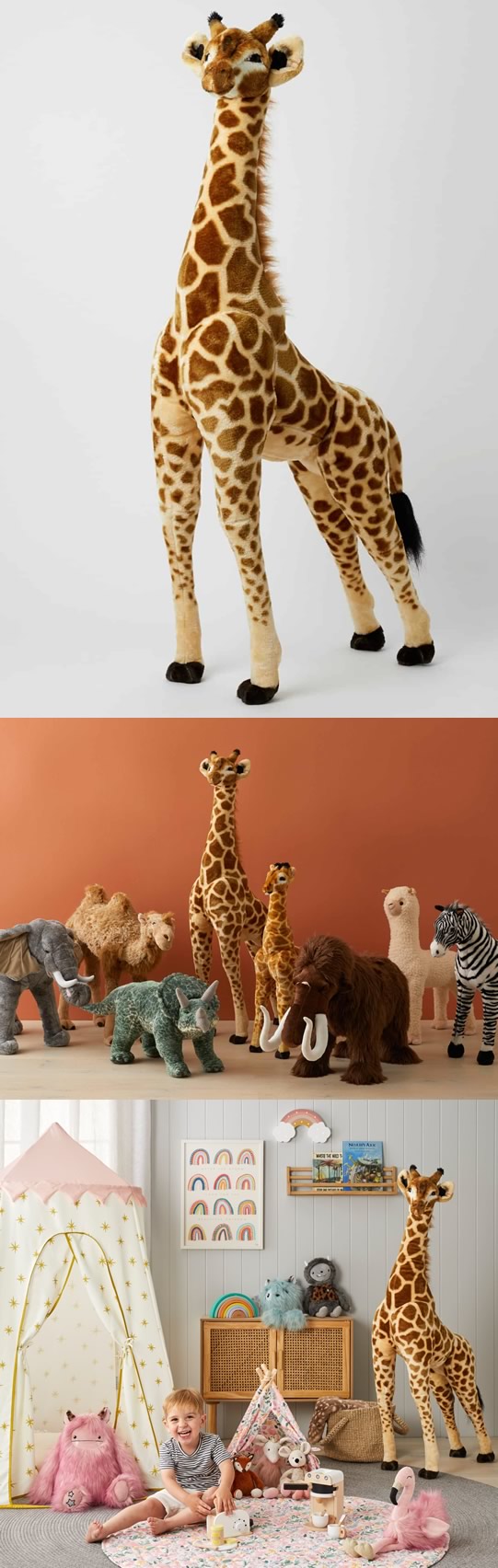 Animal Giant Standing Giraffe by Jiggle & Giggle – Cottonbox Pty Ltd