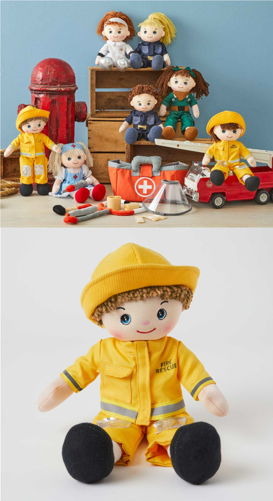 My Best Friend Doll EDDIE The Firefighter by Jiggle & Giggle ...