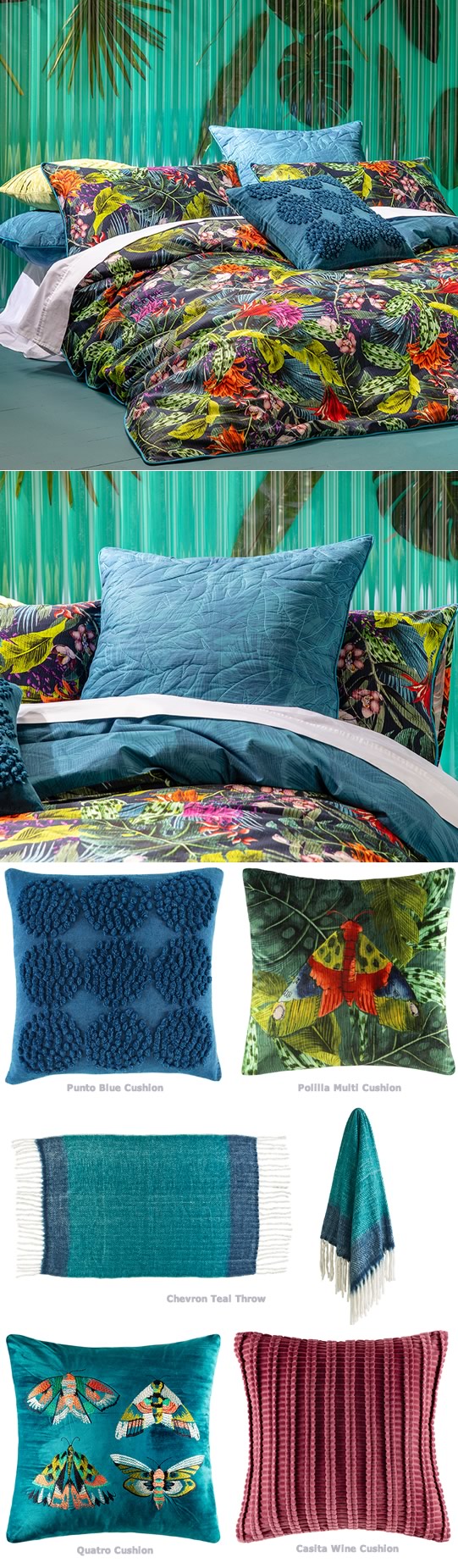 Aleora Quilt Cover Set by Kas – Cottonbox Pty Ltd