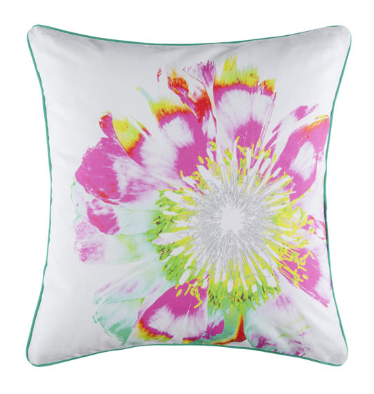 Aria Mint Square Cushion (45 x 45cm) by Kas – Cottonbox Pty Ltd