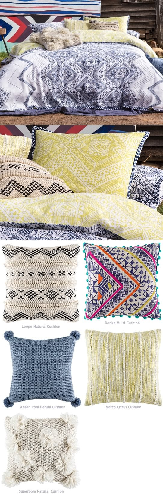 Denka Quilt Cover Set by Kas – Cottonbox Pty Ltd