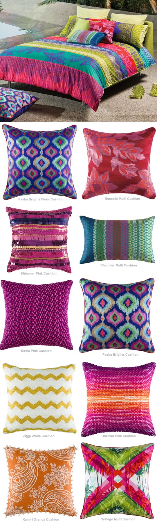 Siesta Quilt Cover Set by Kas – Cottonbox Pty Ltd