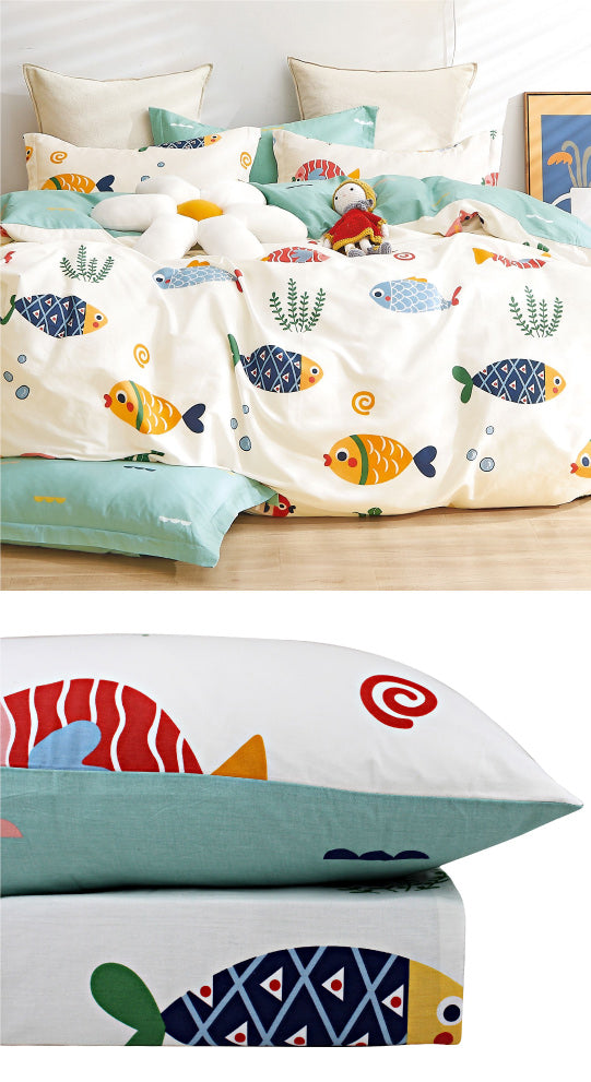 Frankie Fish Quilt Cover Set by Kommotion – Cottonbox Pty Ltd