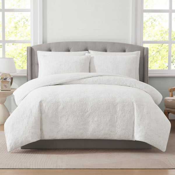 Trailing Laurissa Off White Quilt Cover Set by Laura Ashley – Cottonbox ...