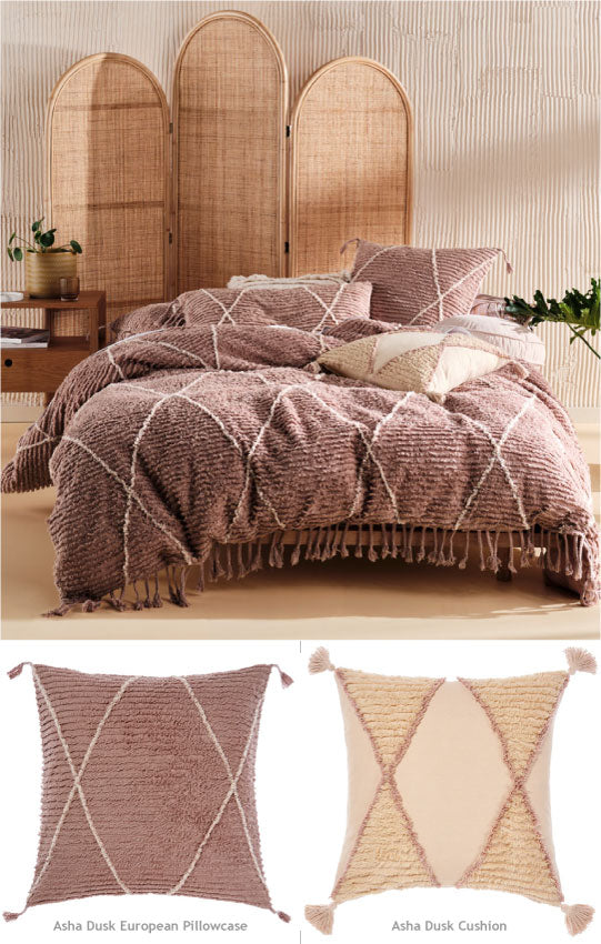 Asha Dusk Quilt Cover Set by Linen House – Cottonbox Pty Ltd