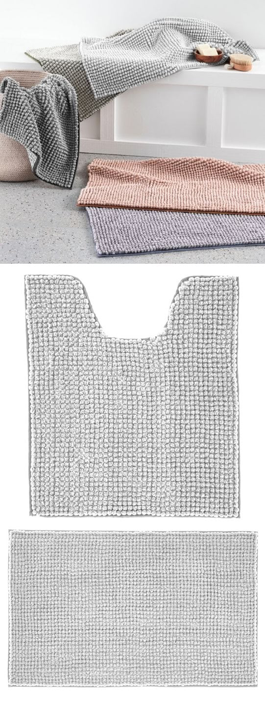 Iluka Silver Mat by Linen House – Cottonbox Pty Ltd