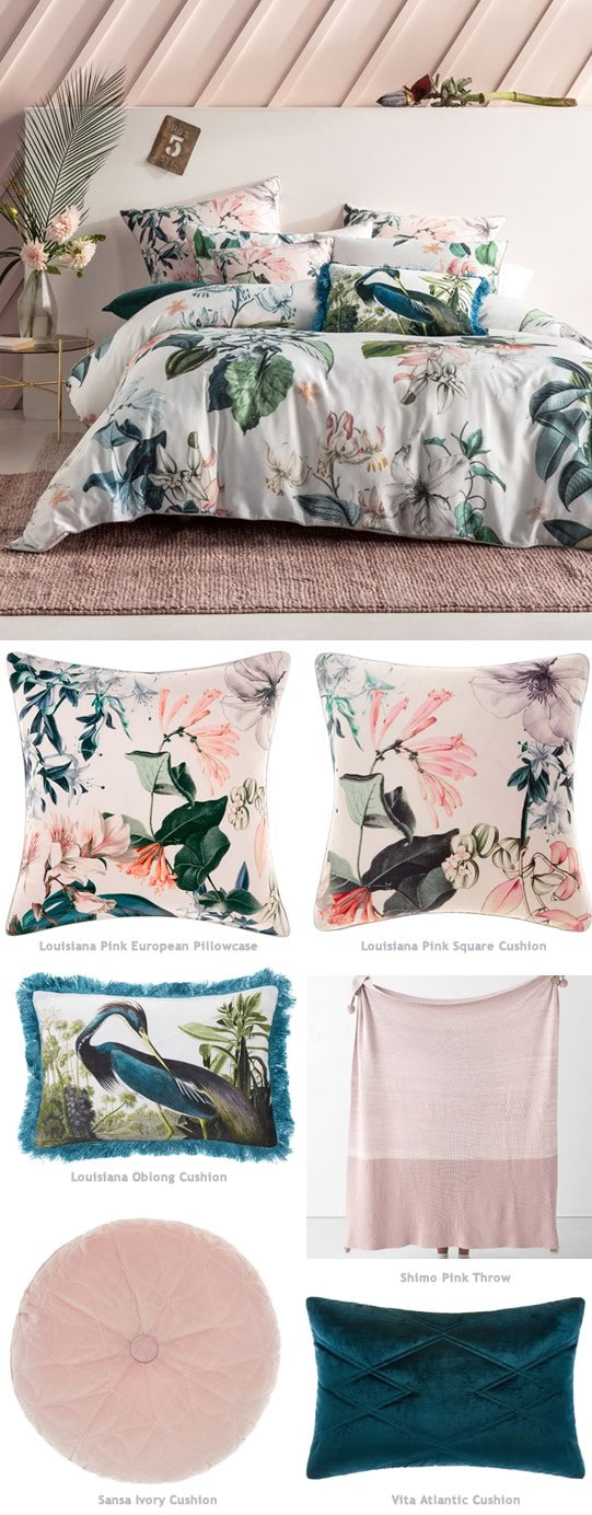 Louisiana Pink Bedlinen by Linen House – Cottonbox Pty Ltd