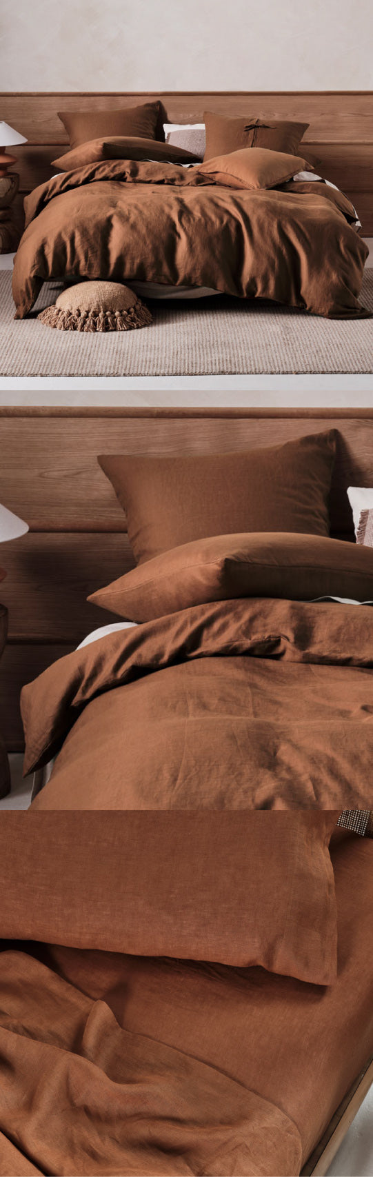 Nimes Cinnamon Bed Linen by Linen House – Cottonbox Pty Ltd