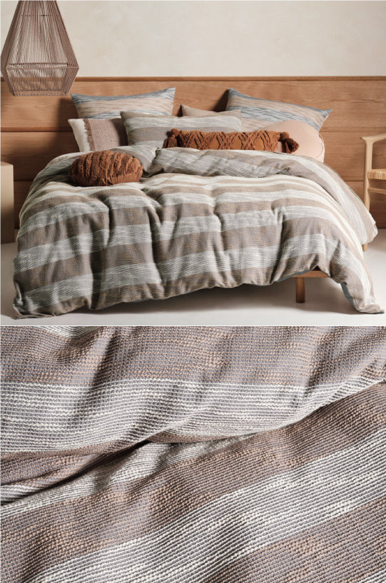 Oceania Storm Quilt Cover Set by Linen House – Cottonbox Pty Ltd
