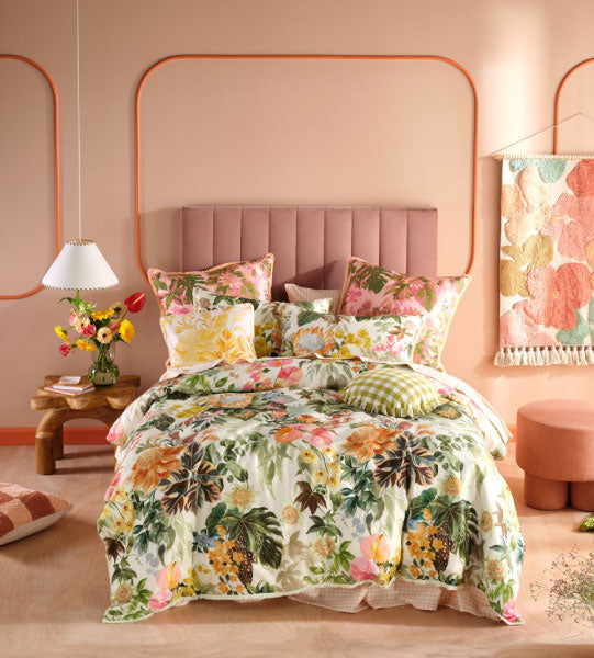 Passion Flower Quilt Cover Set by Linen House – Cottonbox Pty Ltd