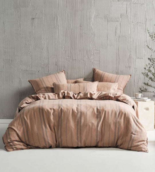 Hali Rust Quilt Cover Set by Linen House – Cottonbox Pty Ltd