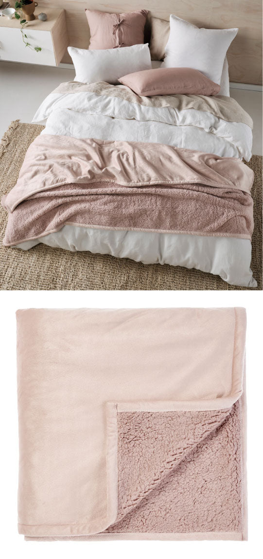 Sena Rose Blanket by Linen House – Cottonbox Pty Ltd