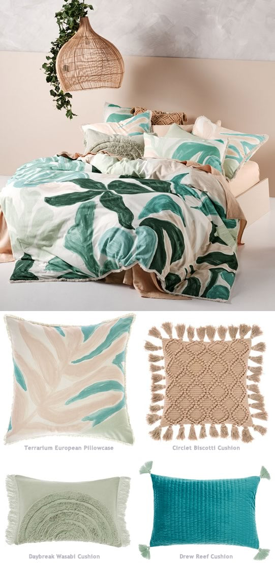 Terrarium Quilt Cover Set by Linen House – Cottonbox Pty Ltd