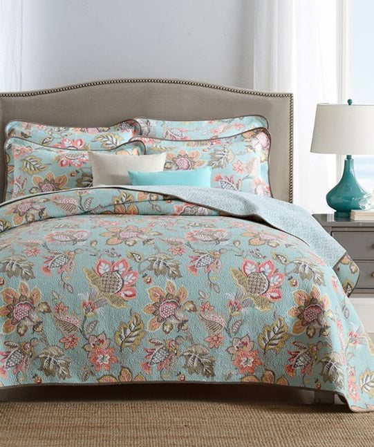Arabella Mint Bedspread Set by Linen & Thread – Cottonbox Pty Ltd